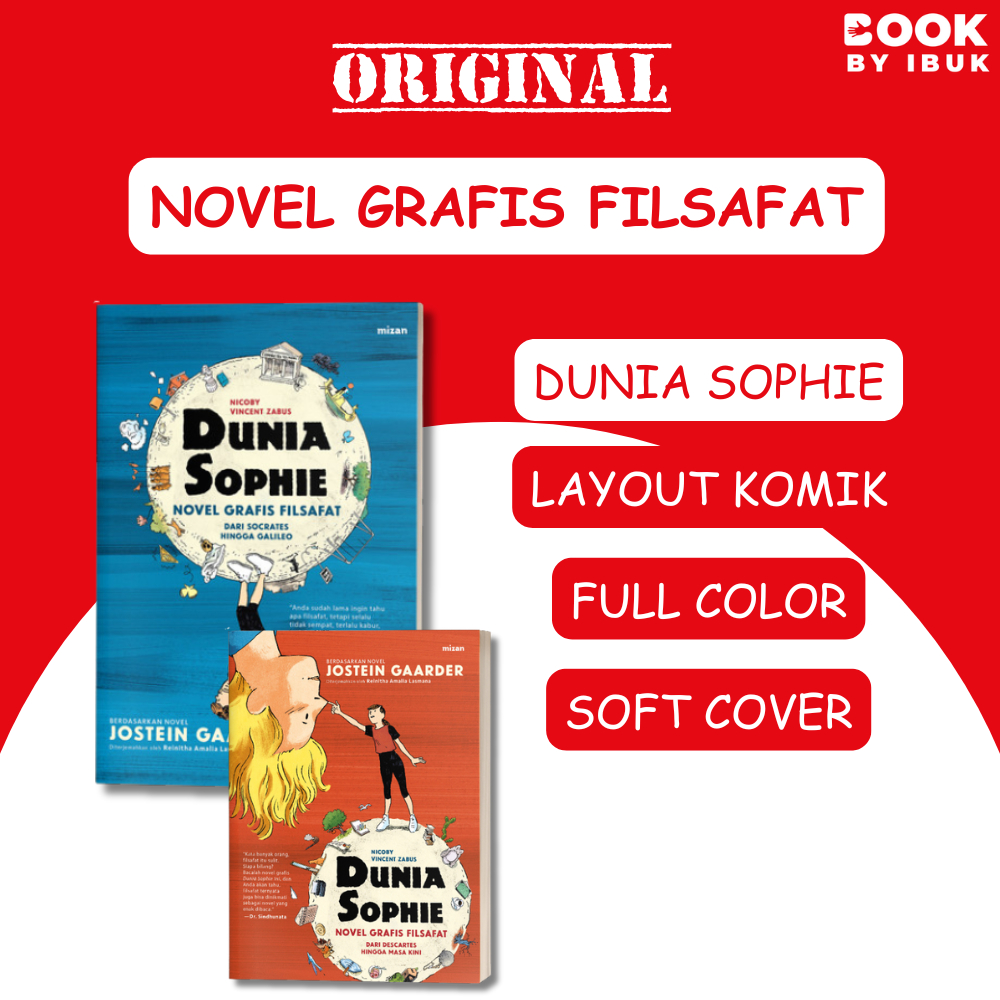 Jual Dunia Sophie: Novel Grafis Filsafat, Jostein Gaarder, [Mizan] | Shopee Indonesia