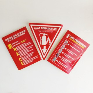 Jual Stiker Apar/ Stiker Cara Penggunaan Apar/ Stiker Race/ Stiker ...