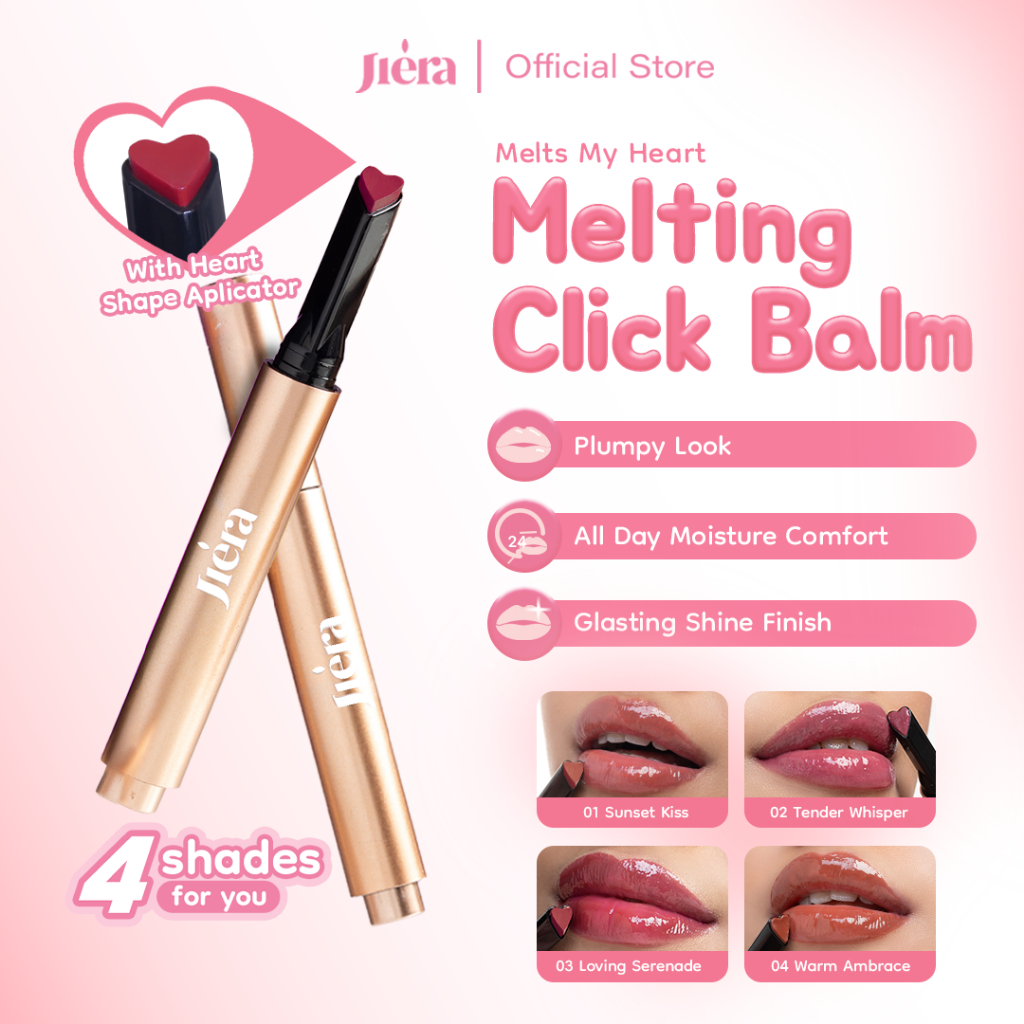 Jual JIERA Melting Click Balm - Melts My Heart Tinted Lip Balm with ...