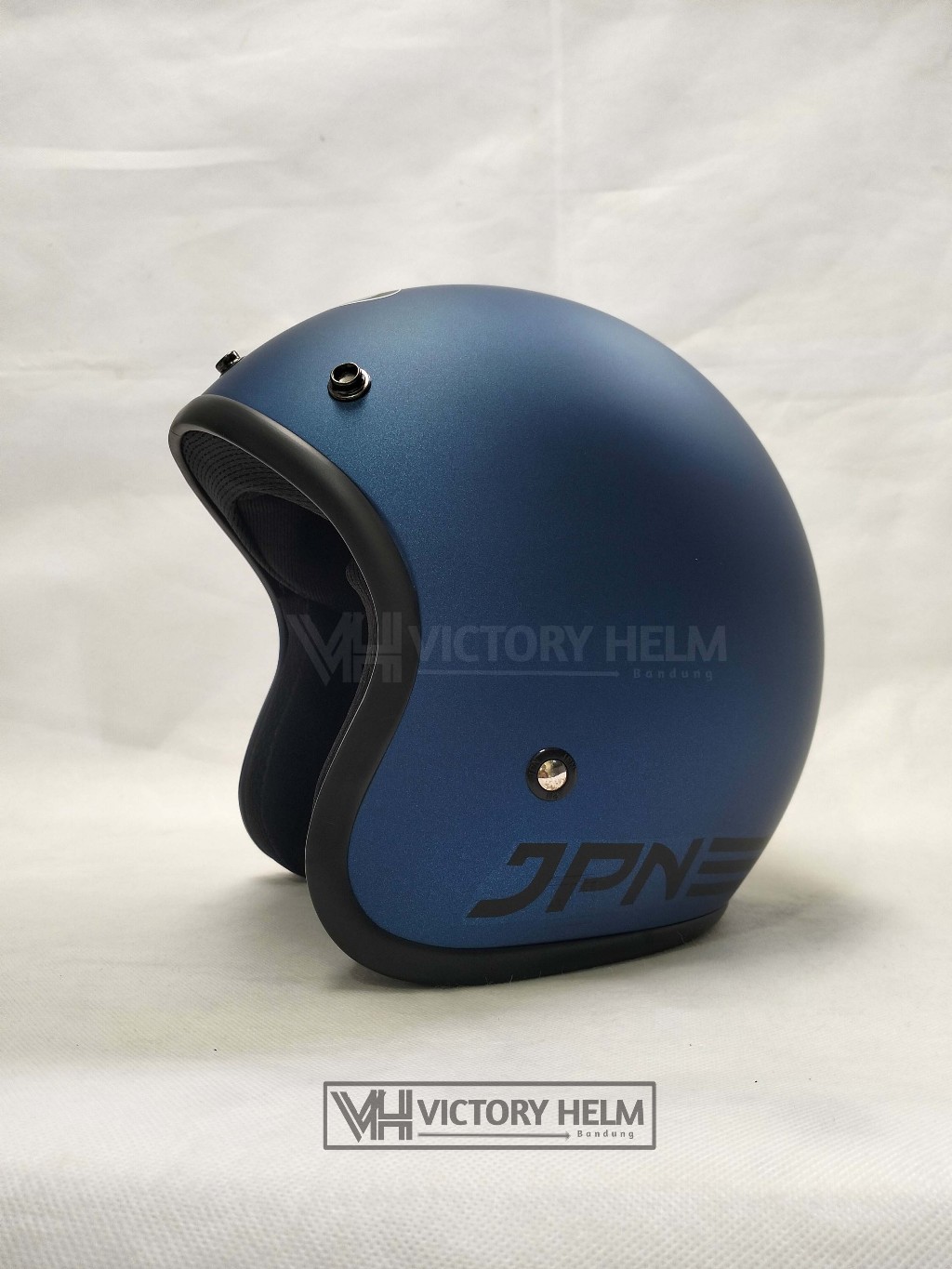 Jual HELM JPN RETRO WARNA BIRU VICTORY DOP | Shopee Indonesia