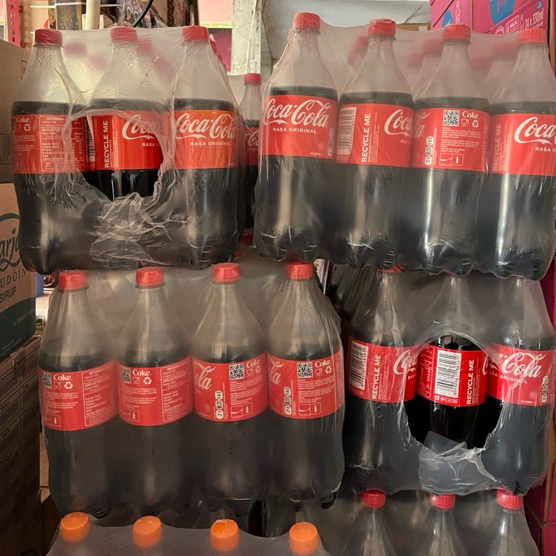 Jual MINUMAN KARBONASI COCA COLA 1 LITER ISI 12 BOTOL RASA COLA ...
