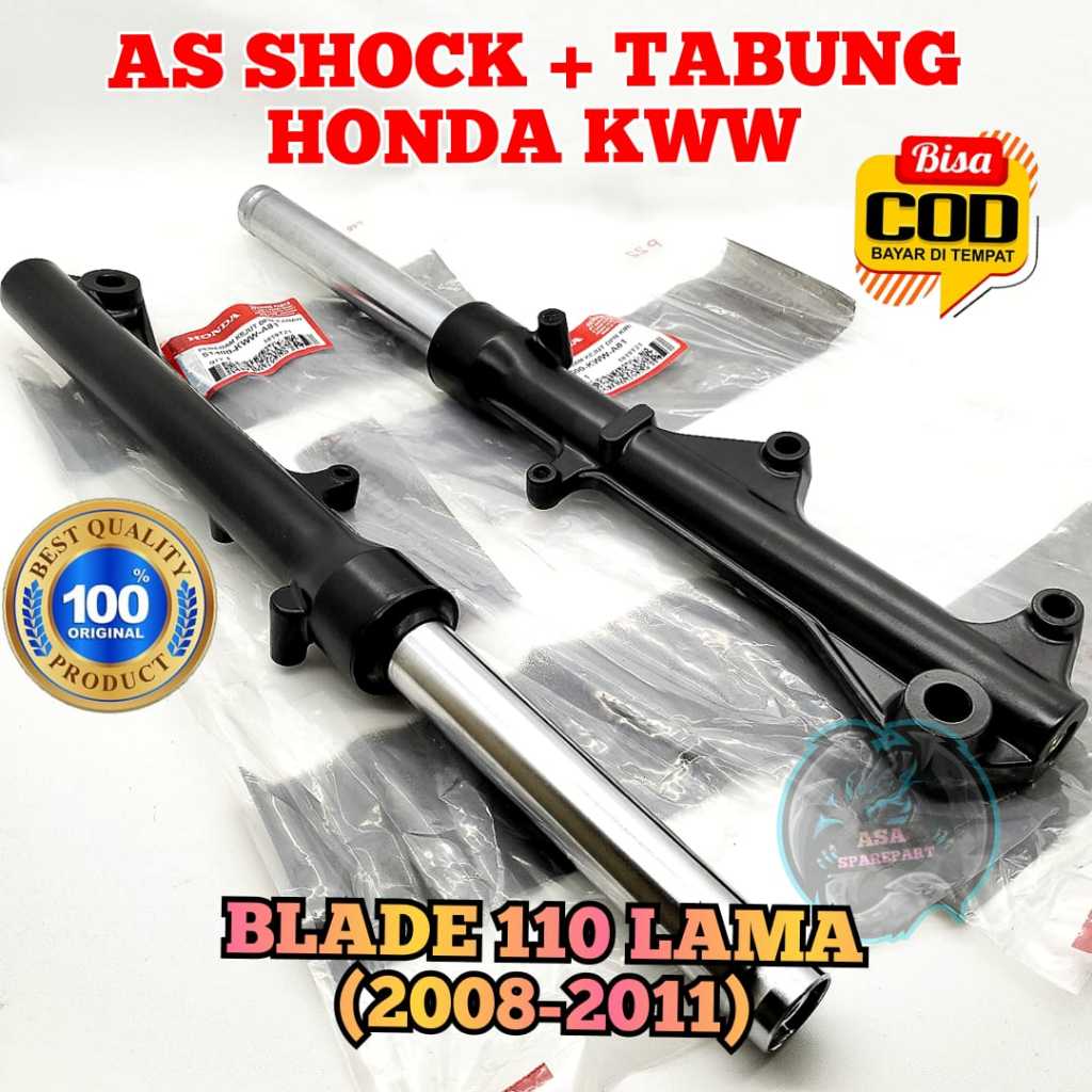 Jual Shock Depan + Tabung Motor Honda Blade 110 Lama As Shock Breaker ...