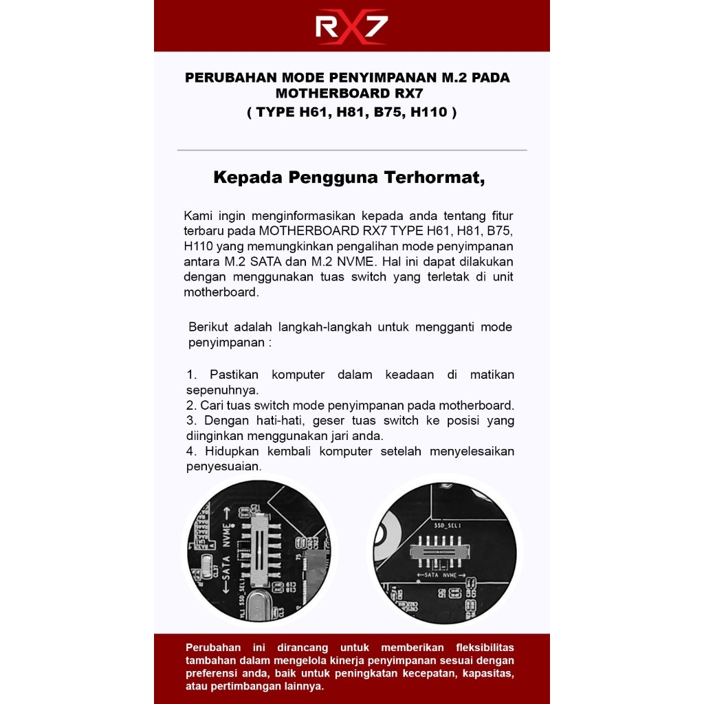 Jual Motherboard RX7 H81 LGA 1150 DDR3 Mainboard H81 SUPPORT NVME ...