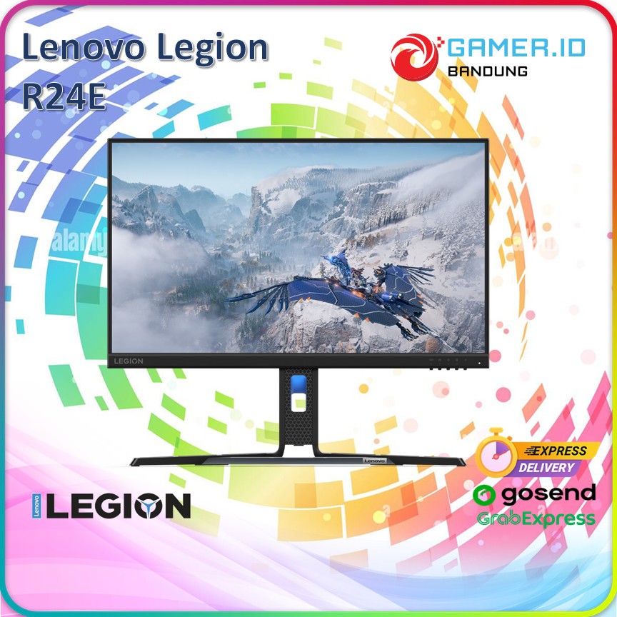 Jual LENOVO LEGION R24E GAMING MONITOR 24" FHD IPS 180HZ 99% SRGB AMD ...