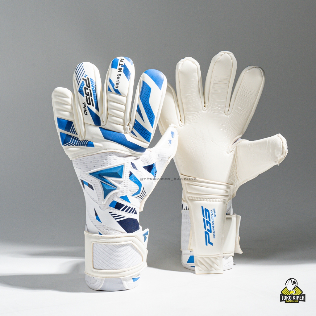 Jual Sarung Tangan Kiper PGS All In Series 2025 Biru/Putih | Shopee ...