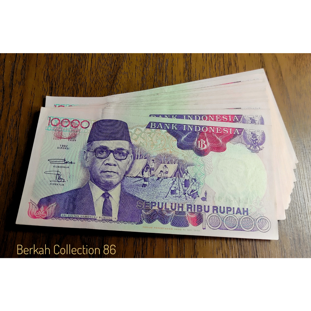 Jual 10 Ribu Rupiah Hamengkubuwana 1992 Bagus Asli | Shopee Indonesia