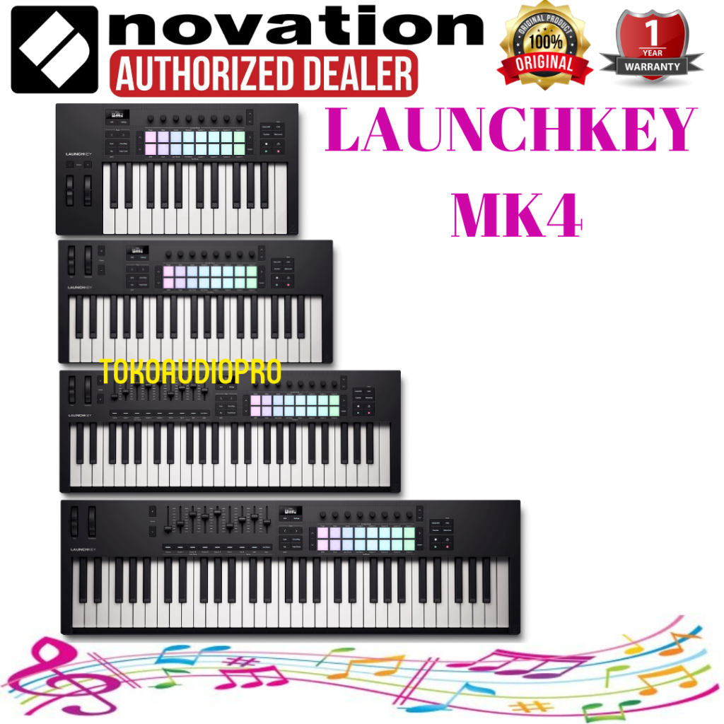Jual Novation Launchkey MK4 Series Midi Keyboard Controller Novation ...