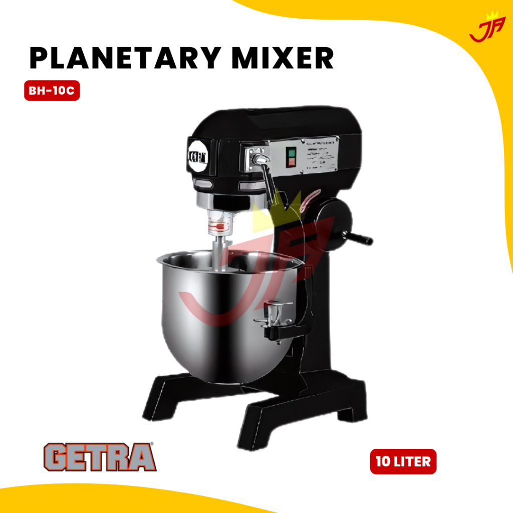 Jual GETRA Planetary Mixer BH-10C Black / Mixer Roti 10 Liter GETRA ...