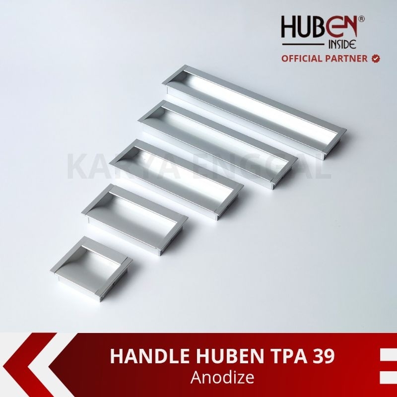 Jual Handle Huben TPA 39 Anodize/Handel Pintu/Tarikan Laci Tanam ...