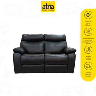 Jual Atria Sofa Santai Recliner Kulit Asli Brazilia 2 SEAT | Shopee ...