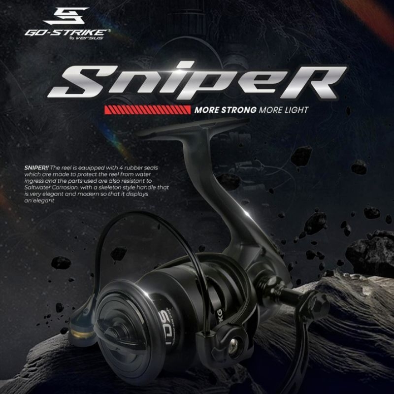 Jual REEL GOSTRIKE VERSUS SNIPER SW 1000 2000 3000 4000 6000 Shield ...