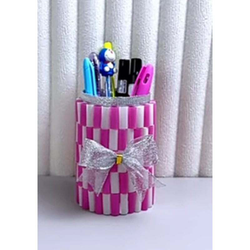 Jual Tempat Pensil Dari Botol Plastik Bekas Dan Sedotan | Shopee Indonesia