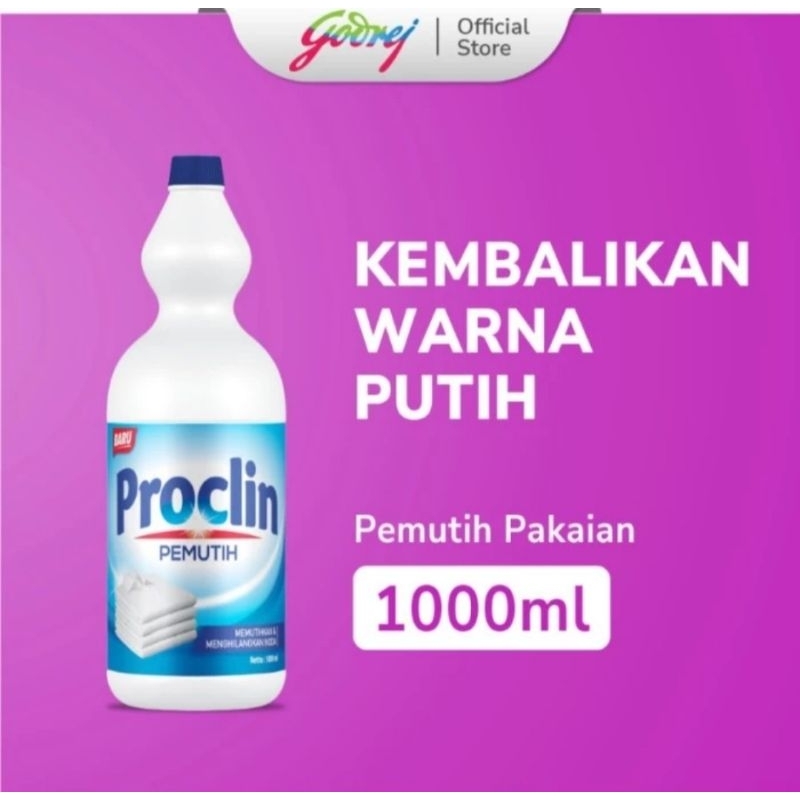 Jual Proclin Bottle 1000 ml Pemutih Botol 1L | Shopee Indonesia