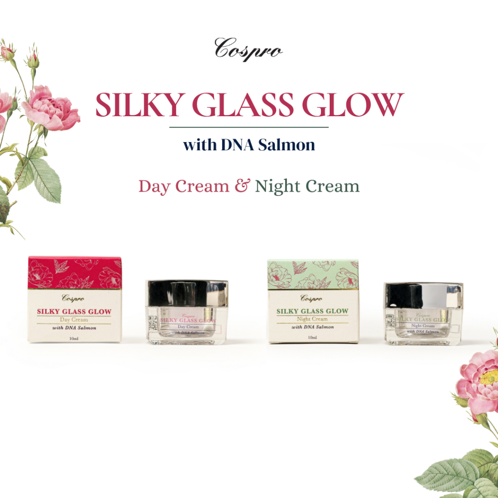 Jual Cospro Glass Skin *DN* Silky Glass Glow Dna Salmon 2 Produk | Shopee Indonesia