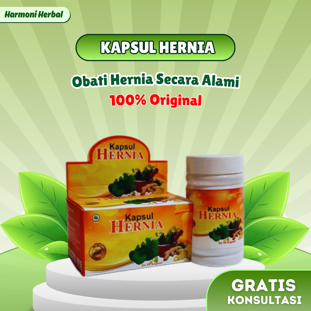 Jual Obat Hernia Kapsul Extrak Herbal Caproniar 60 kapsul Atasi Turun ...