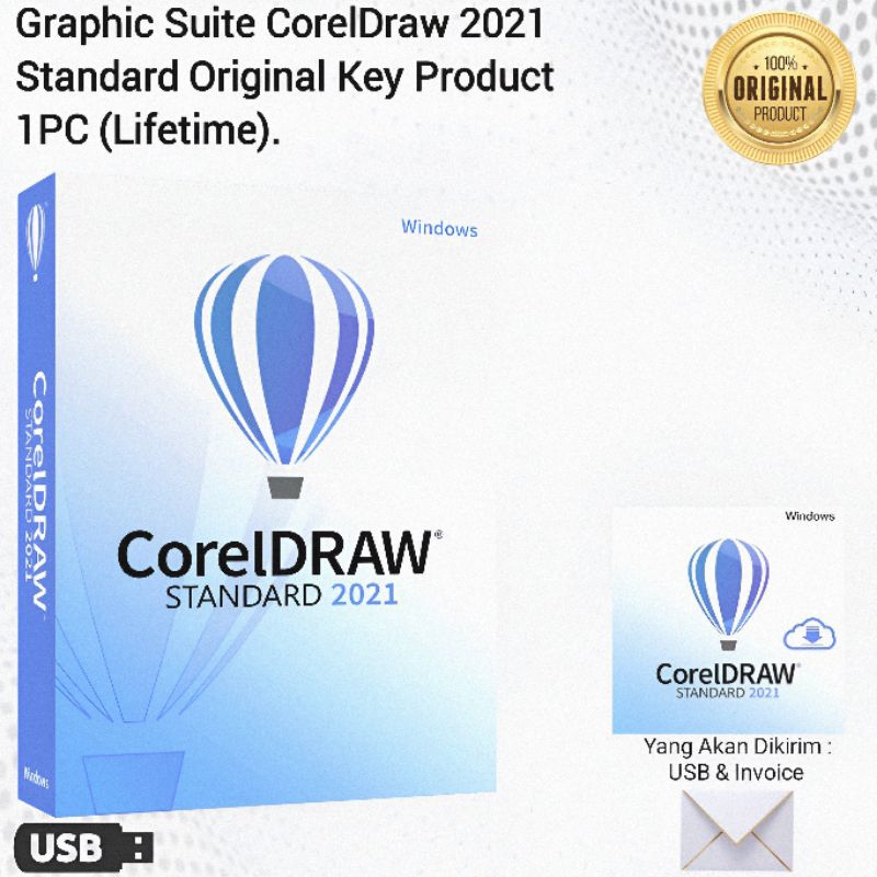 Jual CorelDraw Standard 2021 Original Product Key Lisensi (Lifetime) | Shopee Indonesia