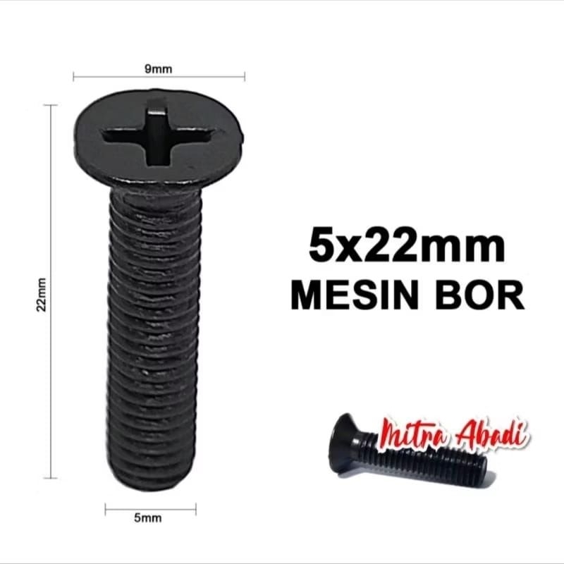 Jual Baut Ulir Kepala Bor 10MM kepala Chuck Drat Balik Bor Mesin bor ...