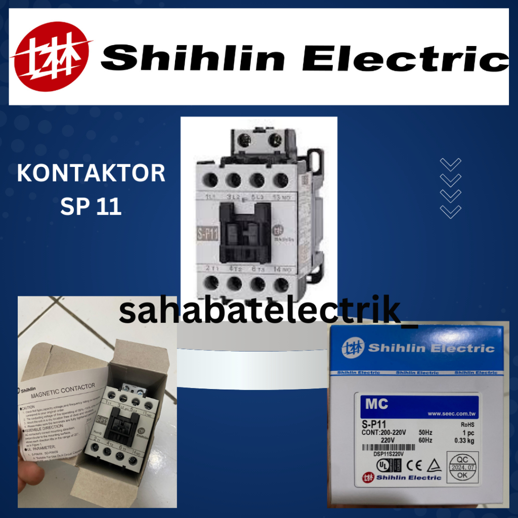 Jual Kontaktor/Contactor SP-11 SHIHLIN ELECTRIC MAGNETIC CONTACTOR 200 ...