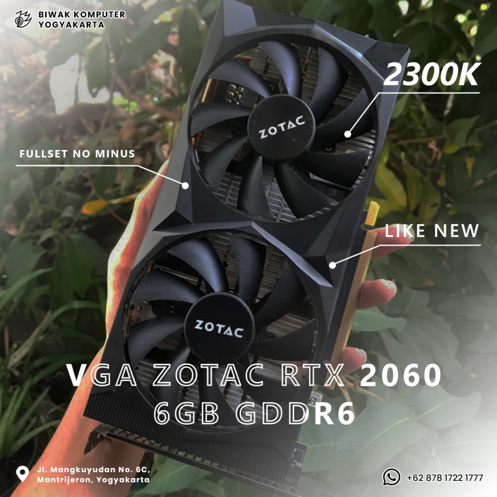 Jual RTX 2060 ZOTAC OC LENGKAP DENGAN DUS LIKE NEW SIAP LIBAS SEMUA ...