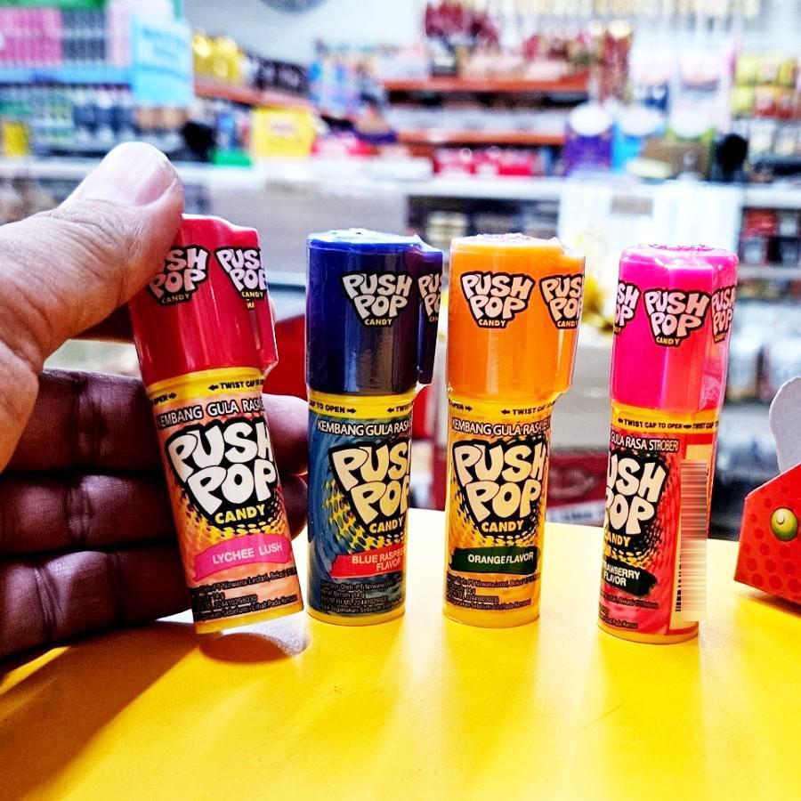 Jual ED 08.26 - PCS 1S - PERMEN PUSH POP // ANEKA RASA BUAH PUSHPOP ...