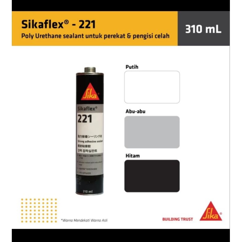 Jual Sikaflex 221 White Polyurethane Sealant | Shopee Indonesia