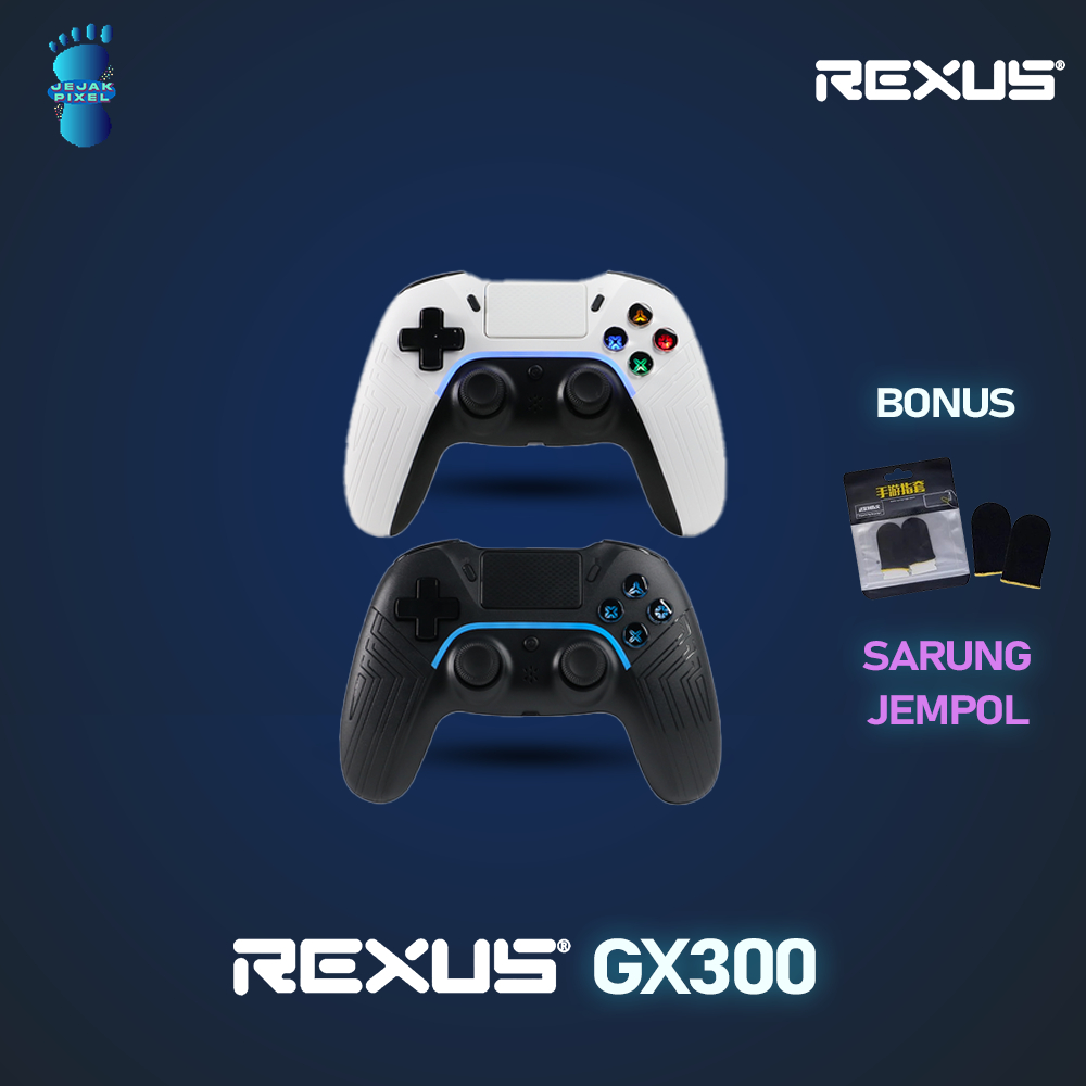 Jual Rexus GX300 Gen 2 V2 Gamepad Joystick Bluetooth Wireless | Shopee ...