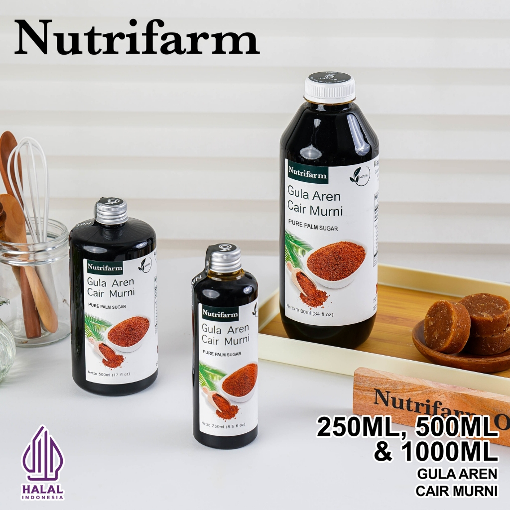 Jual Nutrifarm Gula Aren Cair 250ml 500ml 1000ml | Shopee Indonesia