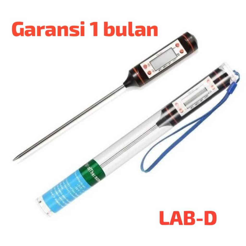 Jual Digital Thermometer Suhu Cairan LAB-D TP101 Original Free Baterai ...