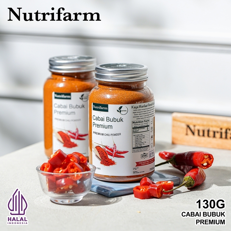 Jual Nutrifarm Cabai Bubuk Halus 45g 130g | Shopee Indonesia