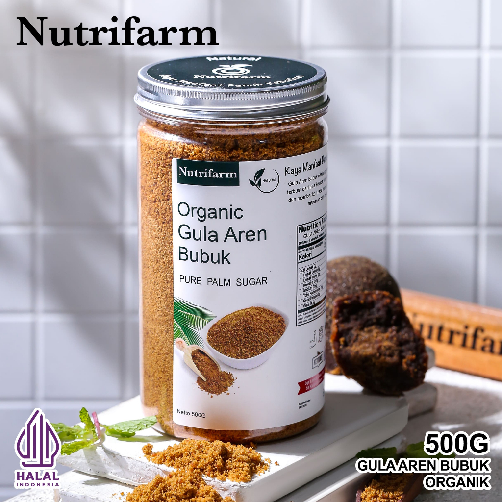 Jual Nutrifarm Gula Aren Bubuk 500g | Shopee Indonesia