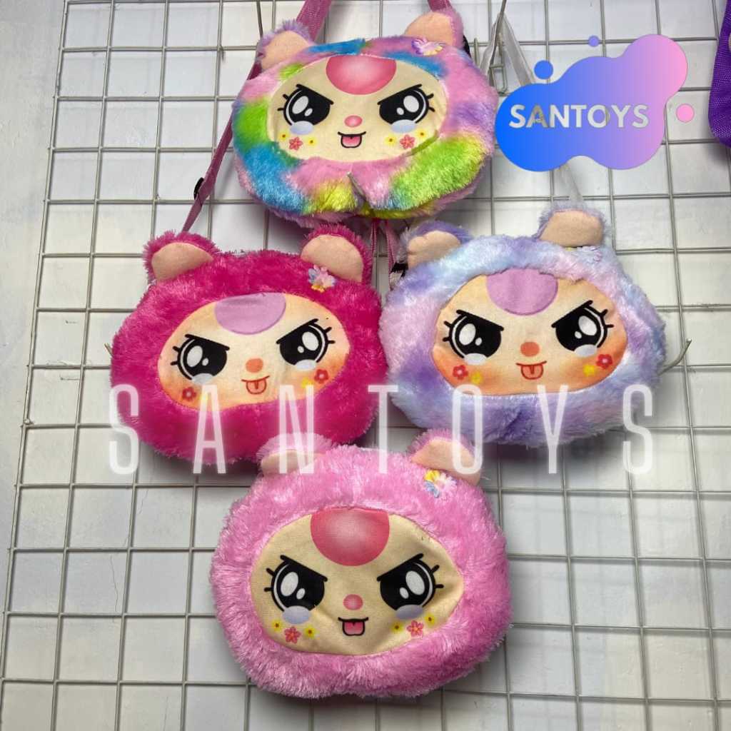 Jual Tas Selempang baby three plush Labubu The Monster - Tas hp baby ...