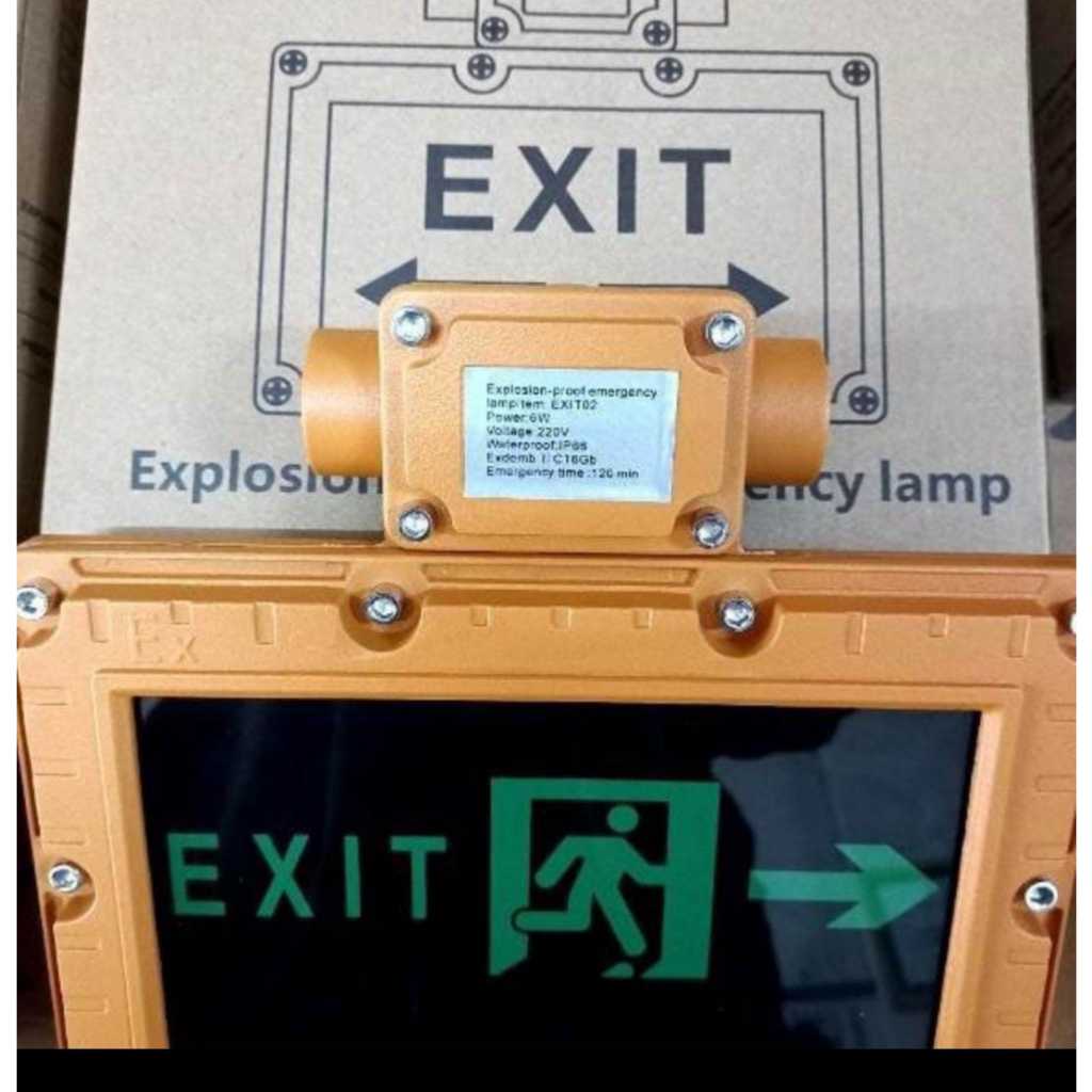 Jual Lampu Emergency Exit Led Explosion Proof | Shopee Indonesia