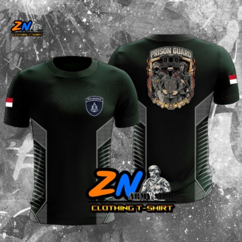 Jual Kaos jersey PRISON GUARD / Kaos pria PRISON GUARD / Baju PRISON ...