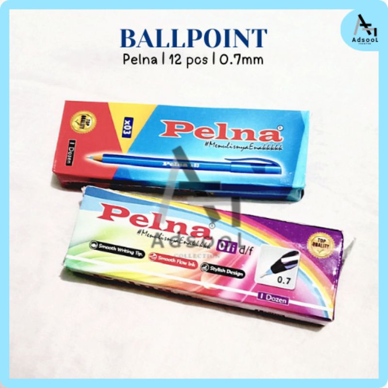 Jual 1 pack Ballpoint bulpen kantor pena pelna pulpen office murah ...