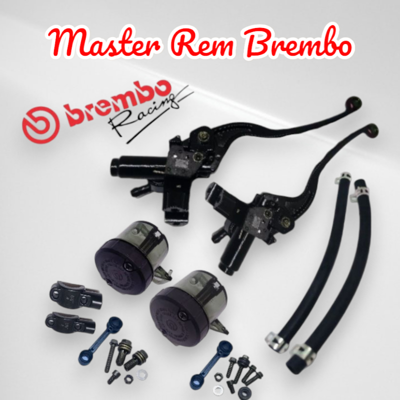 Jual Master Rem Brembo Komplit / Handle Rem Kanan Kiri + 2 Tabung Nmax ...