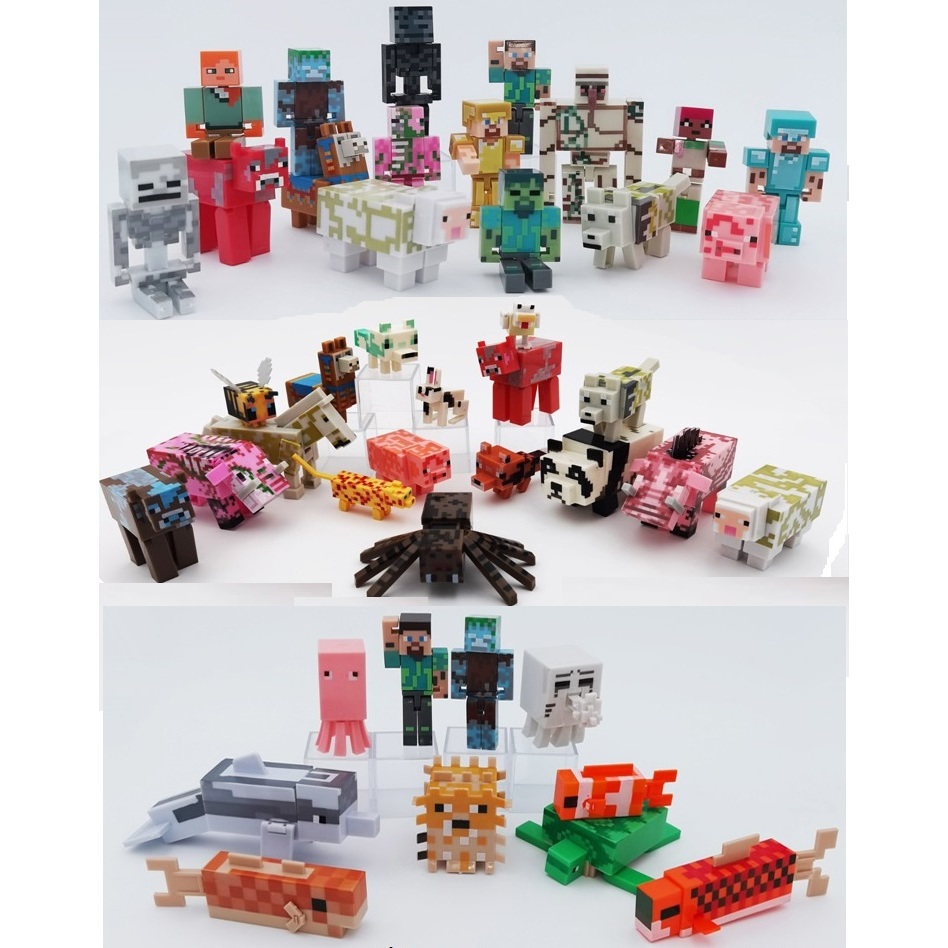 Jual Minecraft Figure (F) Mainan Anak Figurine | Shopee Indonesia