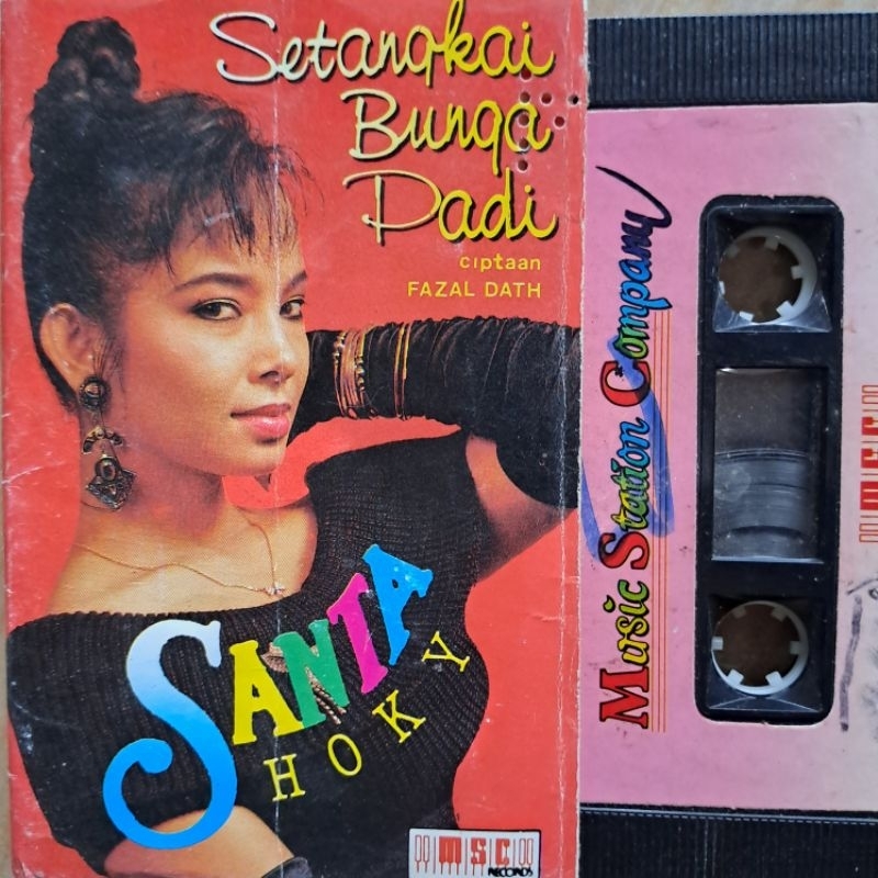 Jual Kaset Dangdut Santa Hoky Album Setangkai Bunga Padi | Shopee Indonesia