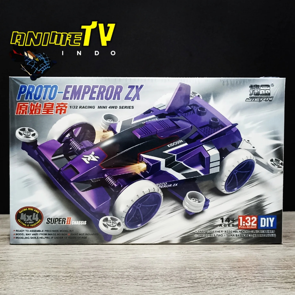 Jual Rep Tamiya Mini 4WD Proto Emperor ZX Premium Merk Jiepin / Jeipin ...