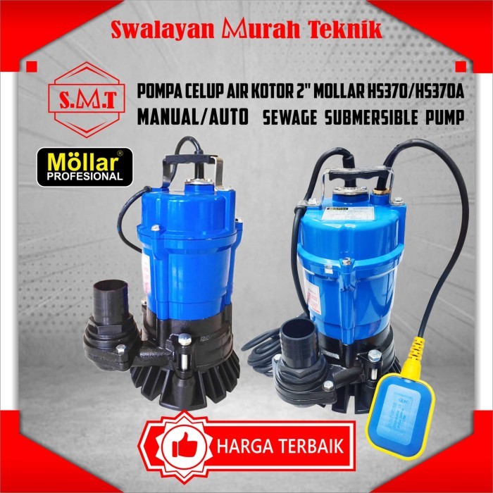 Jual Pompa Celup Air Kotor MOLLAR HS370 Sewage Submersibel Pump 2 ...