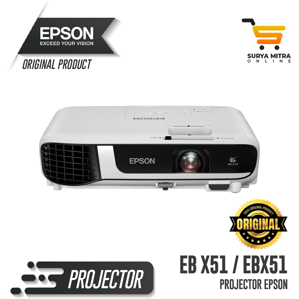 Jual Projector Epson EB X51 / EBX51 | Shopee Indonesia