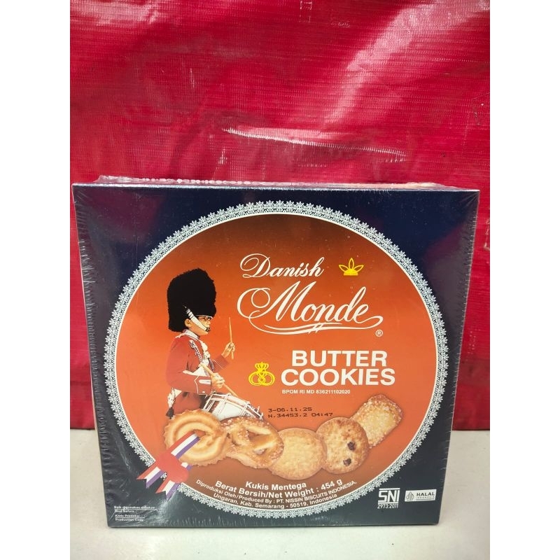 Jual Monde butter cookies biru 454gram Edisi lebaran expired 2026 ...