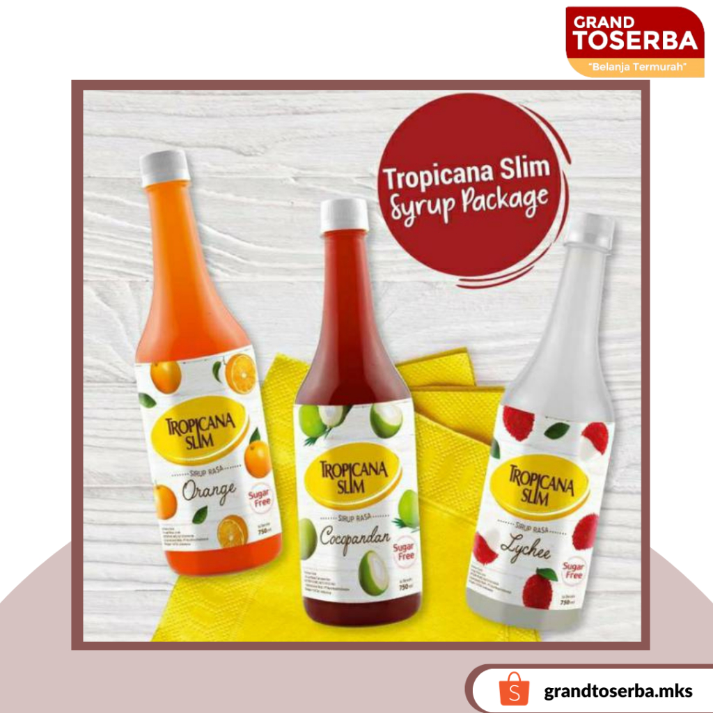 Jual TROPICANA SLIM syrup/Sirup 720 ml | Shopee Indonesia