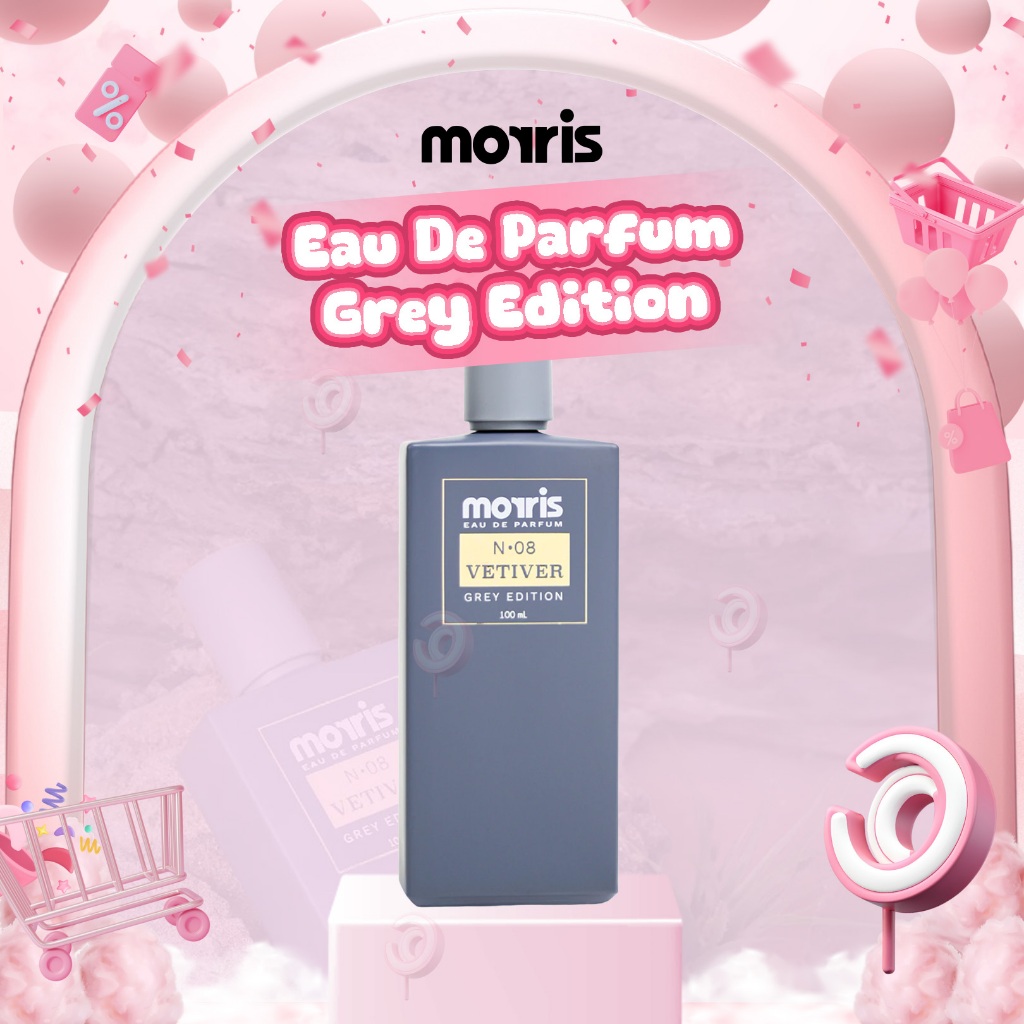 Jual MORRIS - EAU DE PARFUM GREY EDITION N-08 VETIVER ( 100 ml ...
