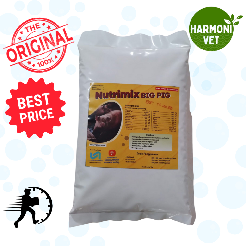 Jual Nutrimix Big Pig - Suplemen Pakan Pemacu Pertumbuhan Ternak Babi ...