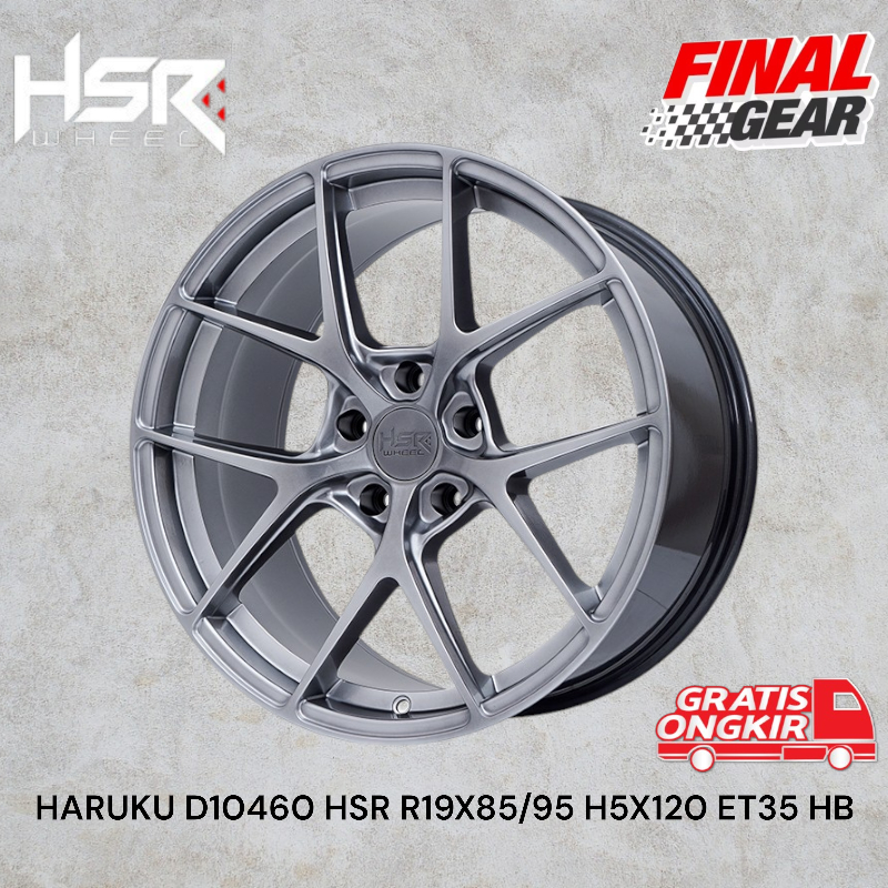 Jual velg mobil hsr byd seal bmw r19 lebar 85/95 inch tipe haruku pcd ...
