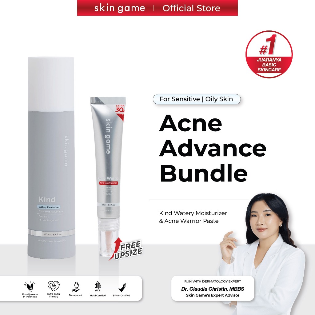 Jual Acne Advance Bundle (Sensitive & Oily Skin) | Shopee Indonesia