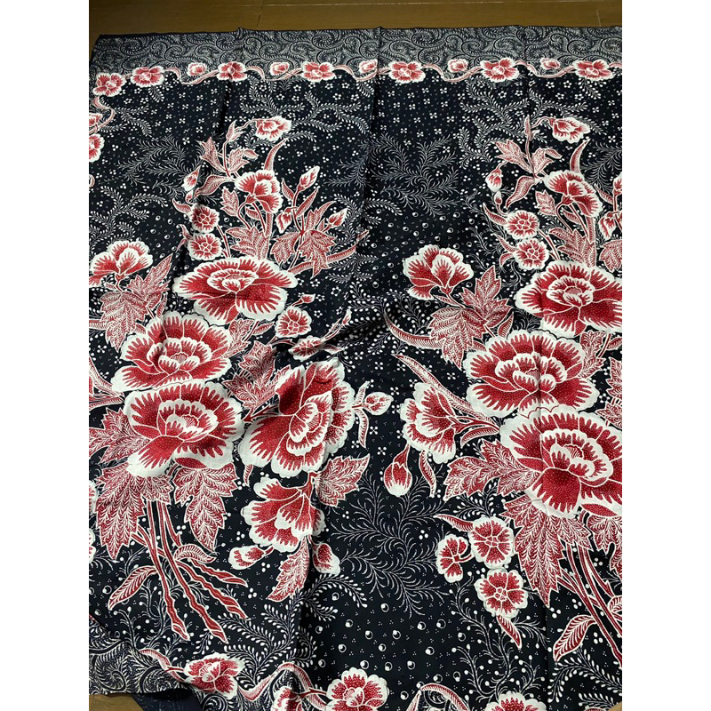 Jual EXCLUSIF!! KAIN BATIK KOMBINAIS TULIS MOTIF FLORAL TANAHAN SEKAR JAGAD/ BAHAN KATUN PRIMIS ...