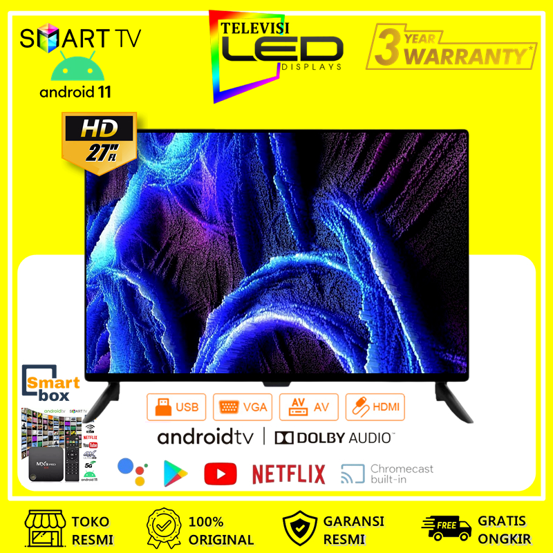 Jual Smart TV 27s Inch Full HD TV LED Televisi Model W27s992T Garansi ...