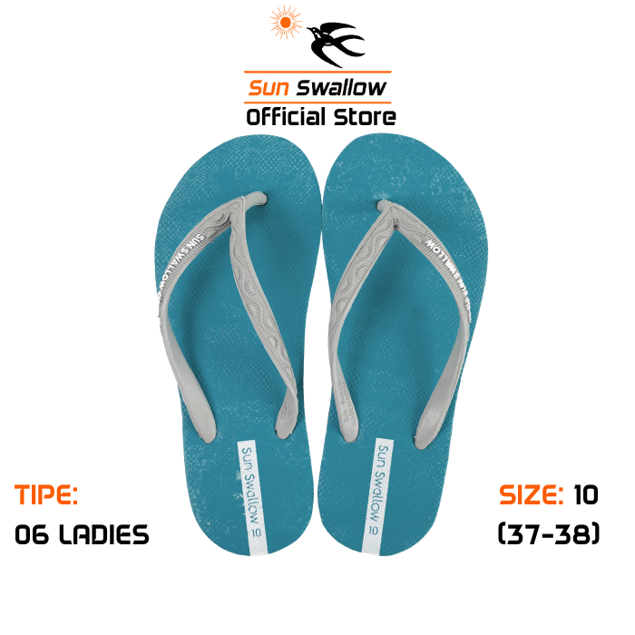 Jual Sun Swallow Sandal Jepit Karet Wanita Sendal 06 Ladies ToscaTali ...