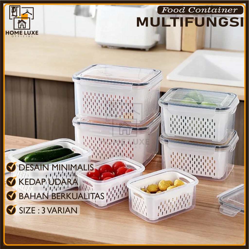 Jual HOMELUXE Food Container Kotak Penyimpanan Makanan Wadah ...